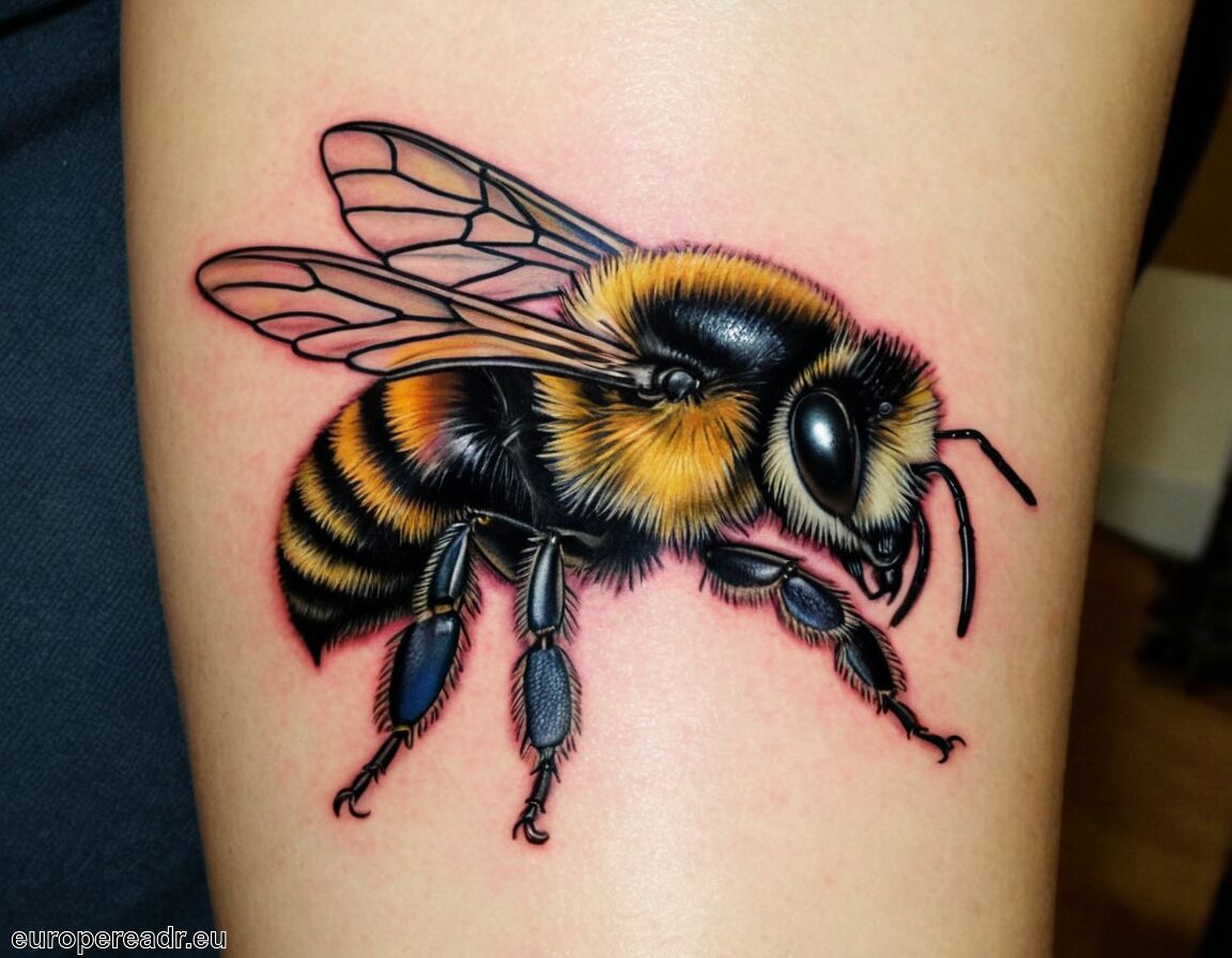 Hummel Tattoo Bedeutung » Fleiß und Durchhaltevermögen - EuropeReadr