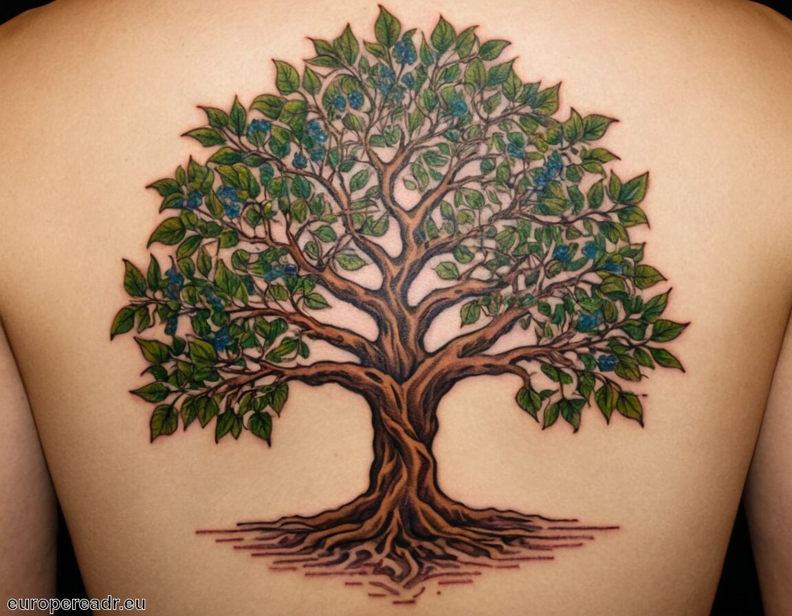 Baum Tattoo Bedeutung » Leben und Wachstum - EuropeReadr
