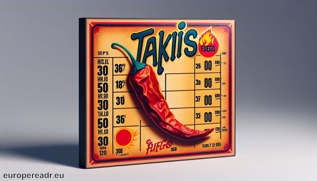 Wie viel Scoville besitzen Takis Fuego? - EuropeReadr